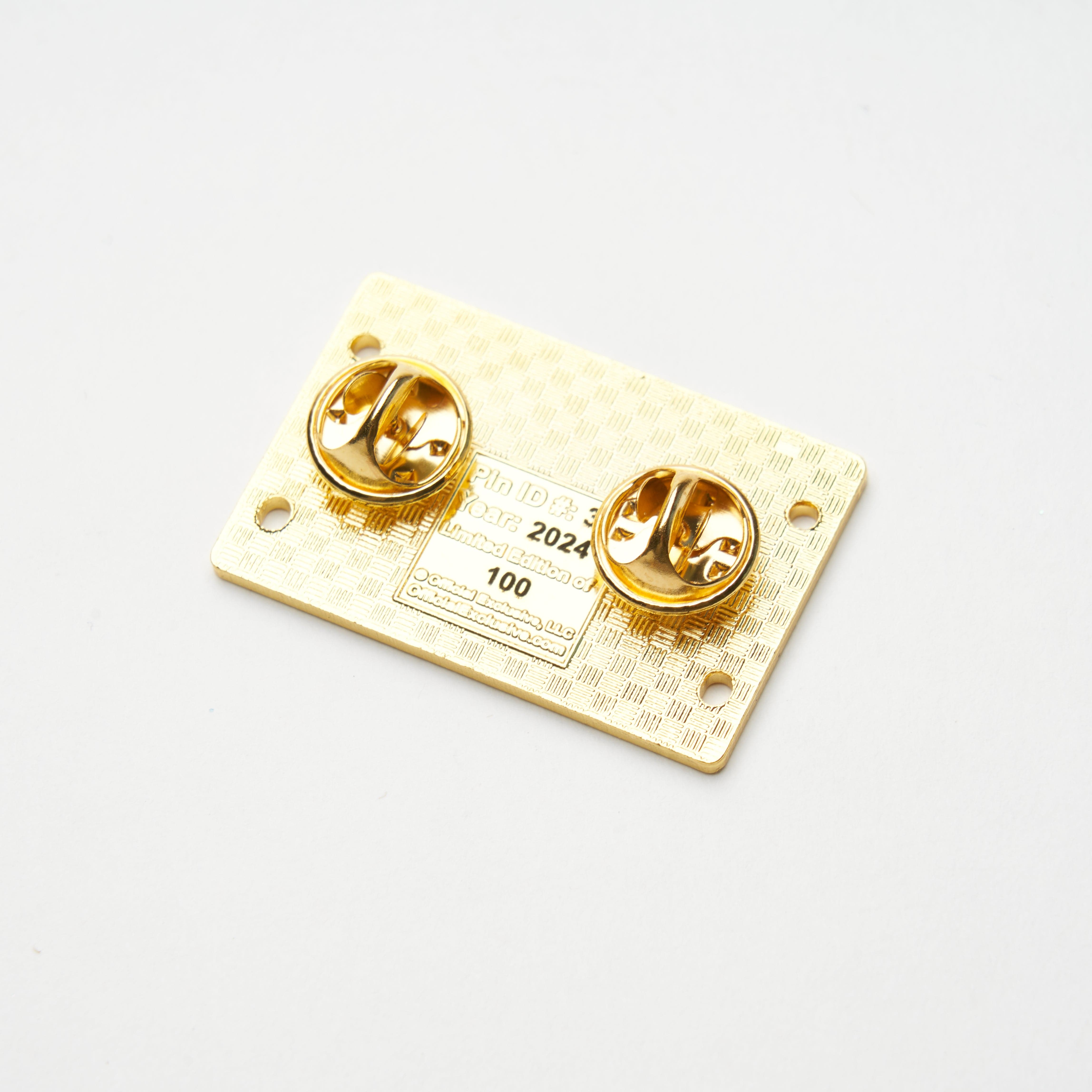 Carl Sagan's Mini Cosmic Pioneer Plaque - Enamel Pin - Fun Space Gift ...