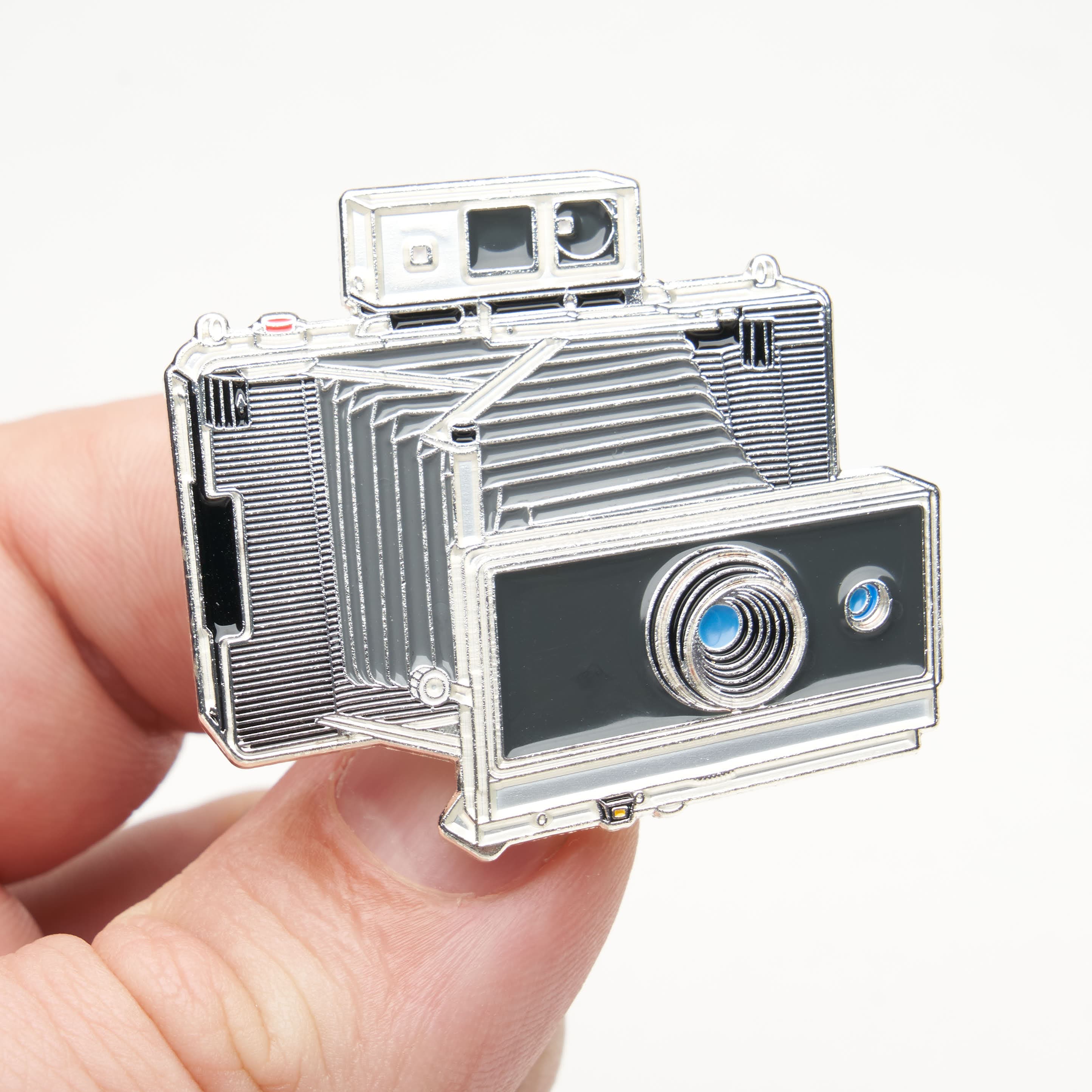 Land Instant Self-developing Film Camera 4x5 Enamel Lapel Pin ...