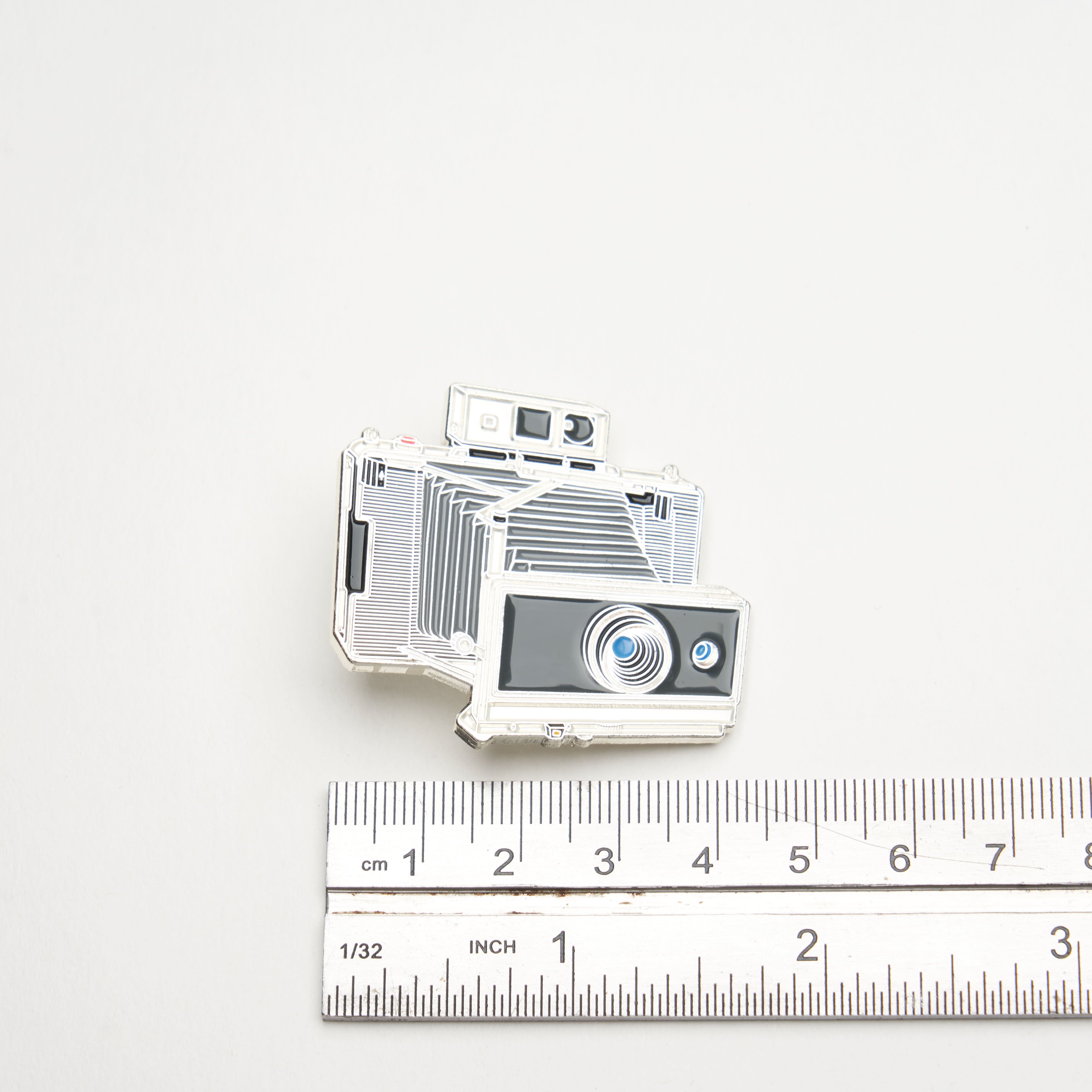 Land Instant Self-developing Film Camera 4x5 Enamel Lapel Pin ...