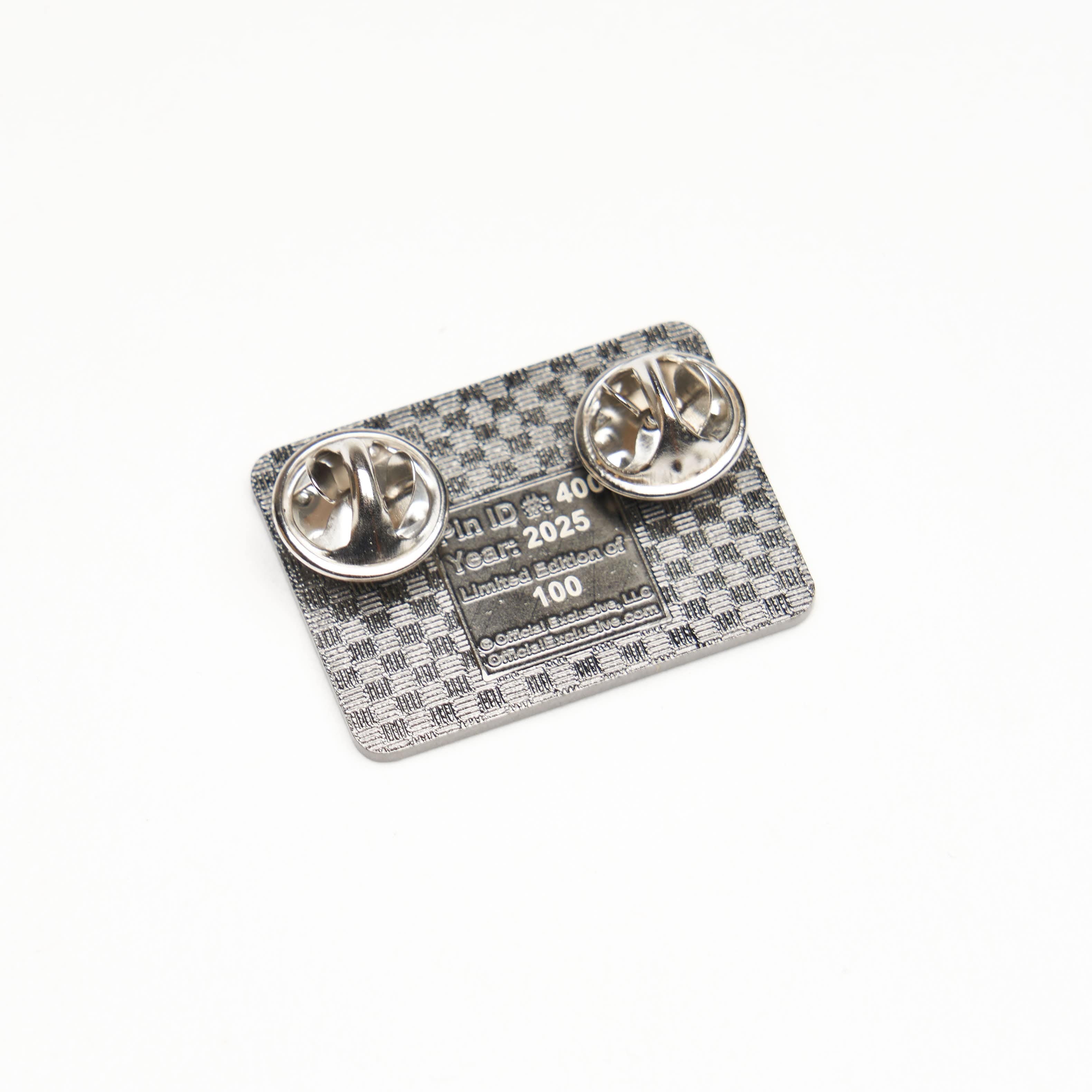 LIVE HAPPLEY Apple Enamel Pin – Rectangle Positivity Accessory ...