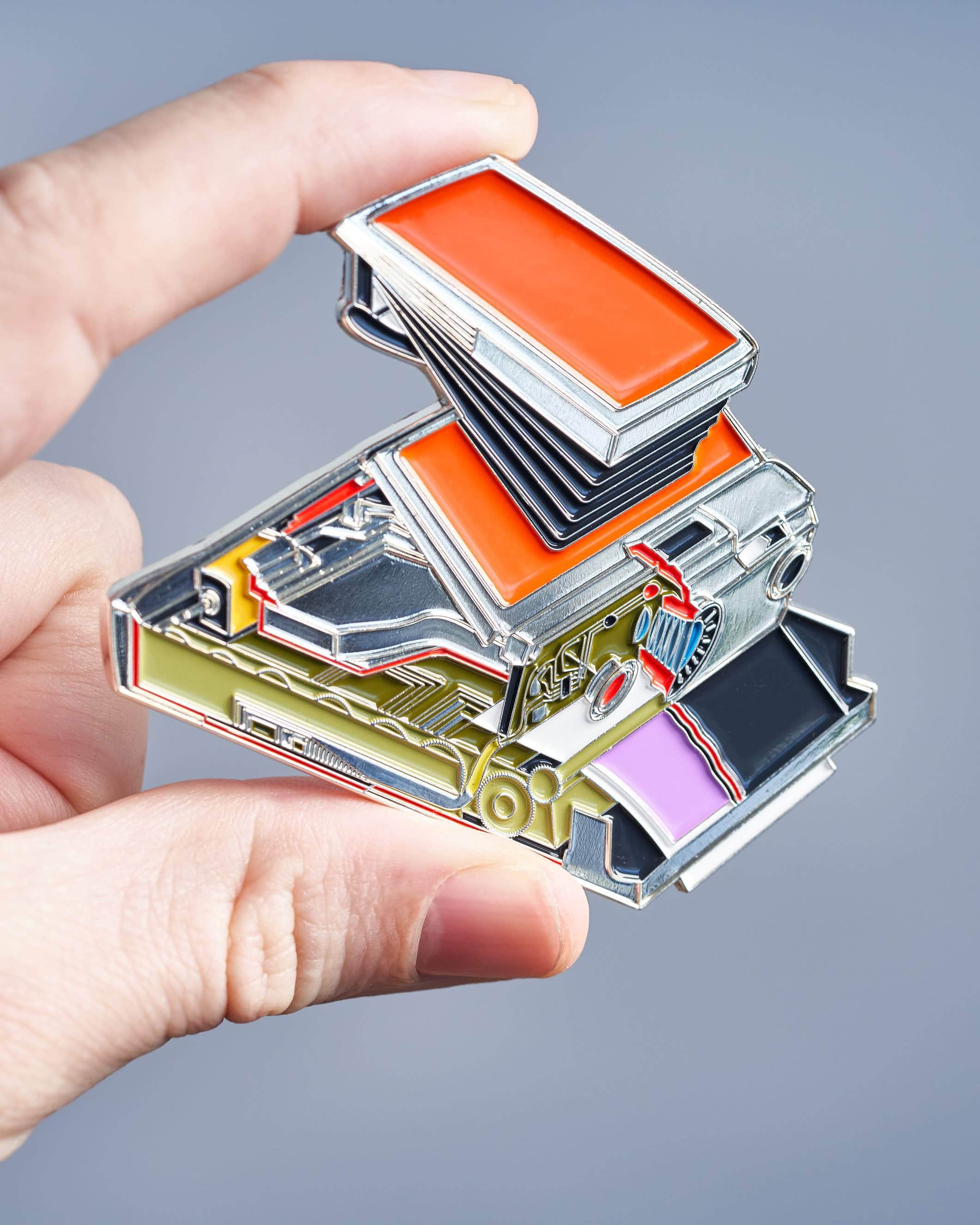 Polaroid SX-70 Lapel Pin - 35mm Film Camera Photography Pins Badges ...