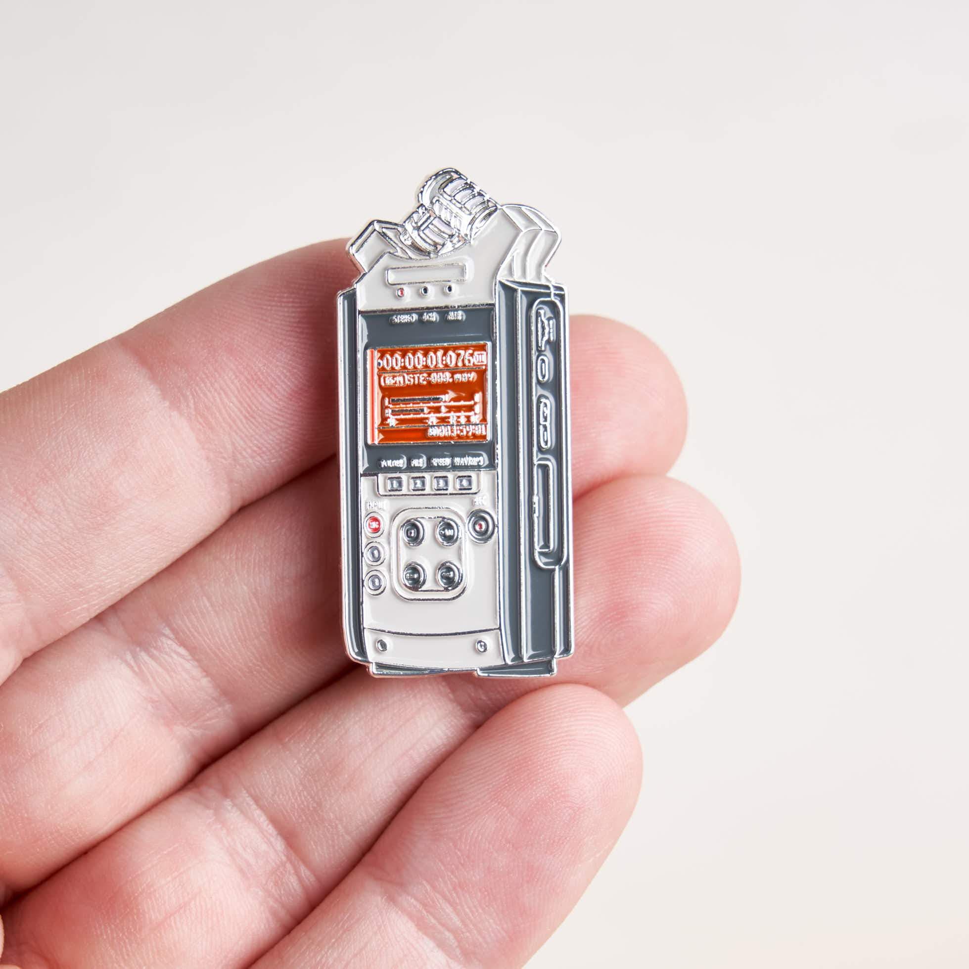 Zoom H4n Audio Recorder Enamel Lapel Pin Film Making Accessories ...