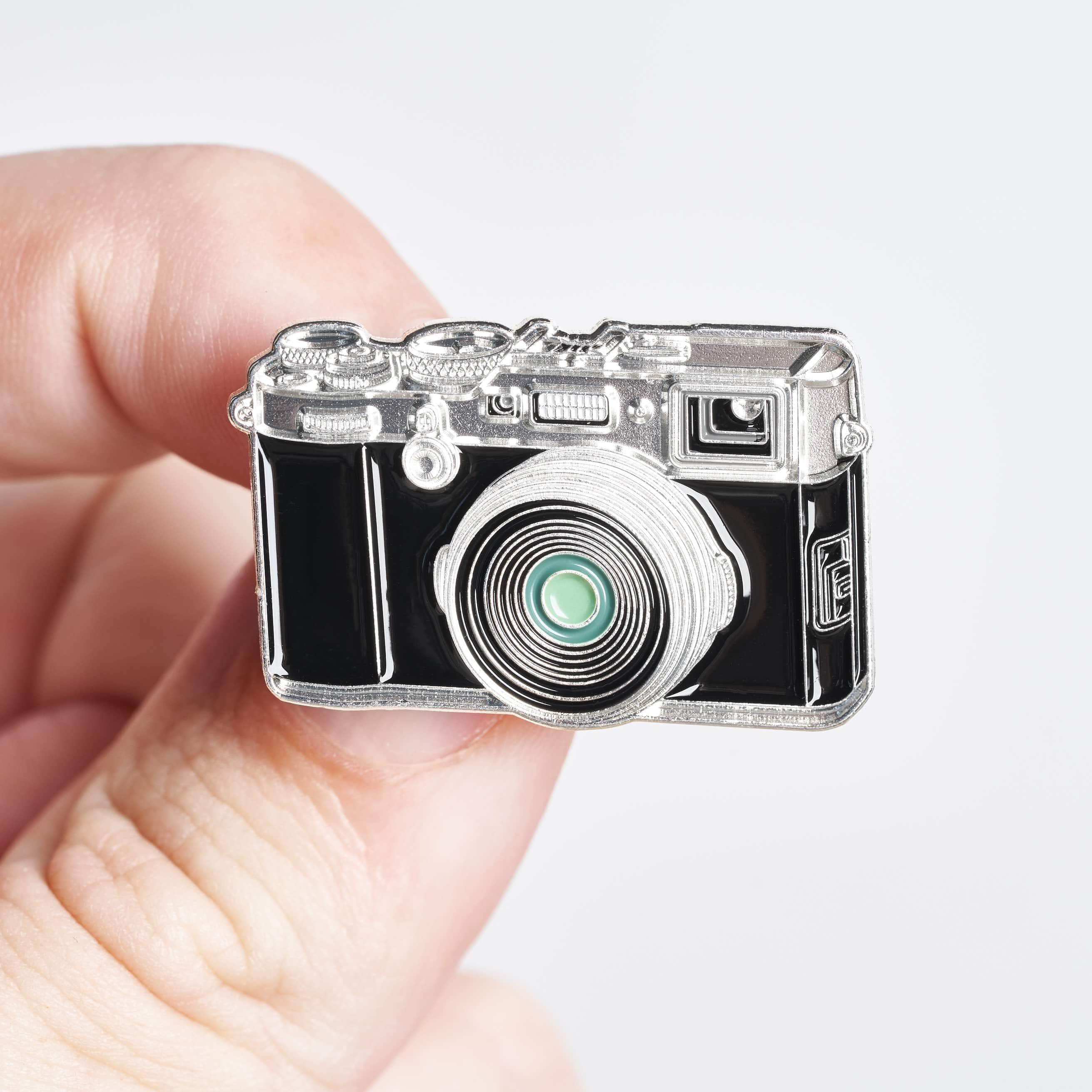 X100 f v t s Digital Lapel Pin - Camera Photography enamel Pins Badges ...