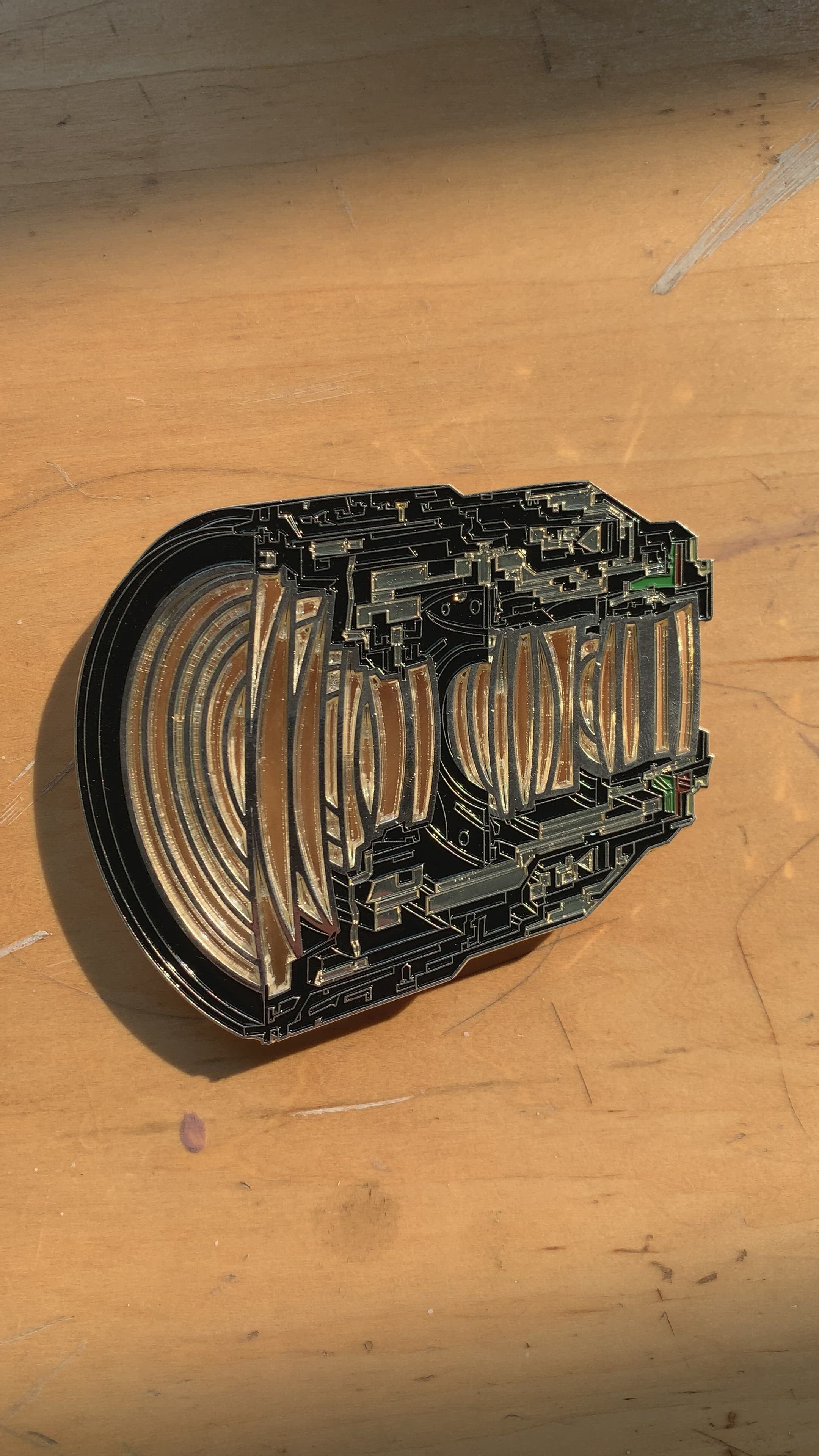 Cinema Lens Cutaway Lapel Pin - Digital Camera Photography Pins Badge ...