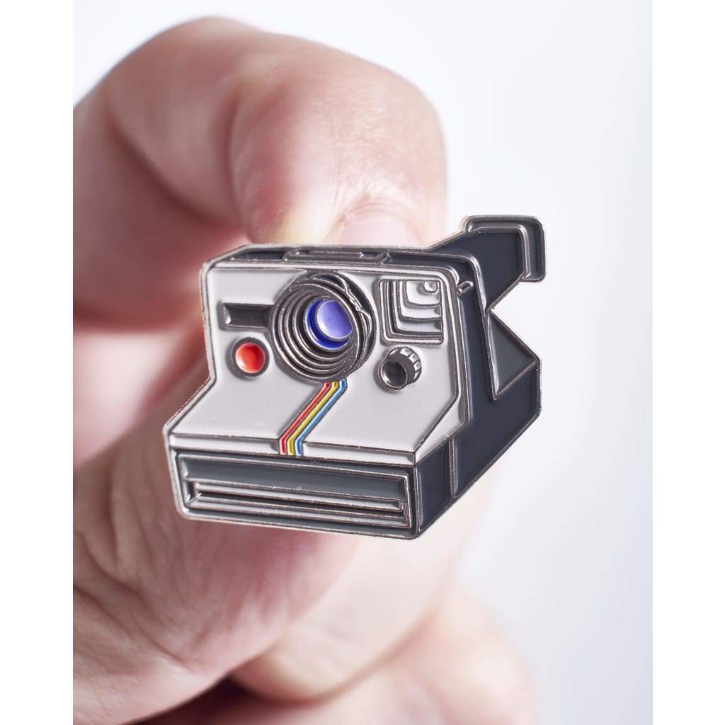 Polaroid One Step Rainbow Lapel Pin - Vintage Retro Film Camera Badges ...